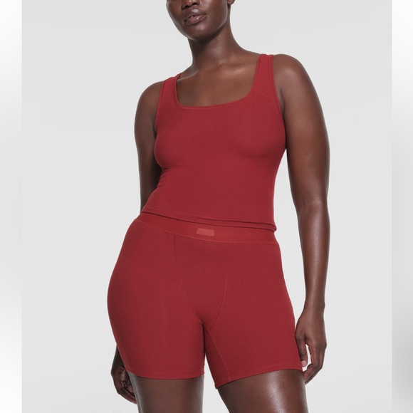 SKIMS | Intimates & Sleepwear | New Skims Soft Lounge Rib Boxers Brick ...